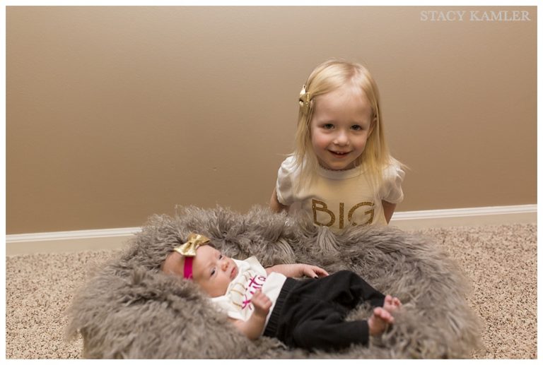 Schuster | Newborn & Big Sister - Stacy Kamler Photography